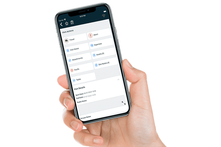 Job information in the palm of your hand