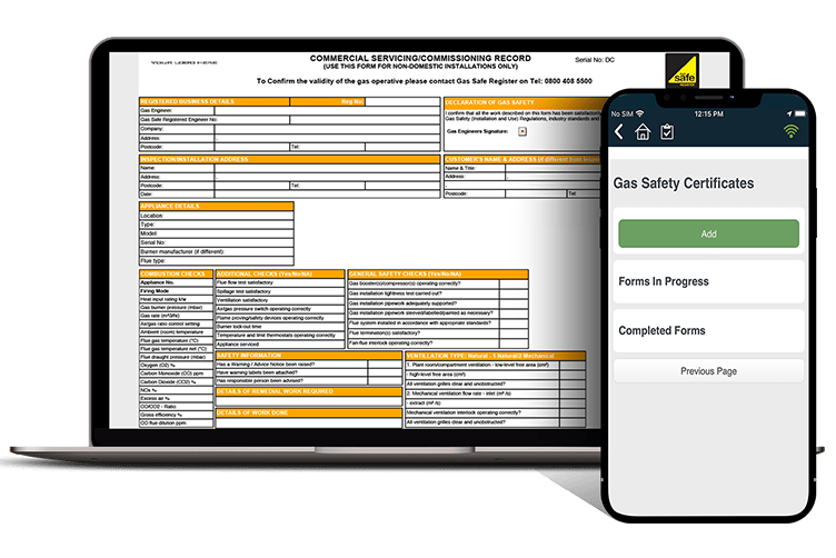 Access a Full Library of Online Gas Certificates in Our App