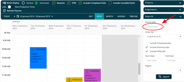 Joblogic – Planner